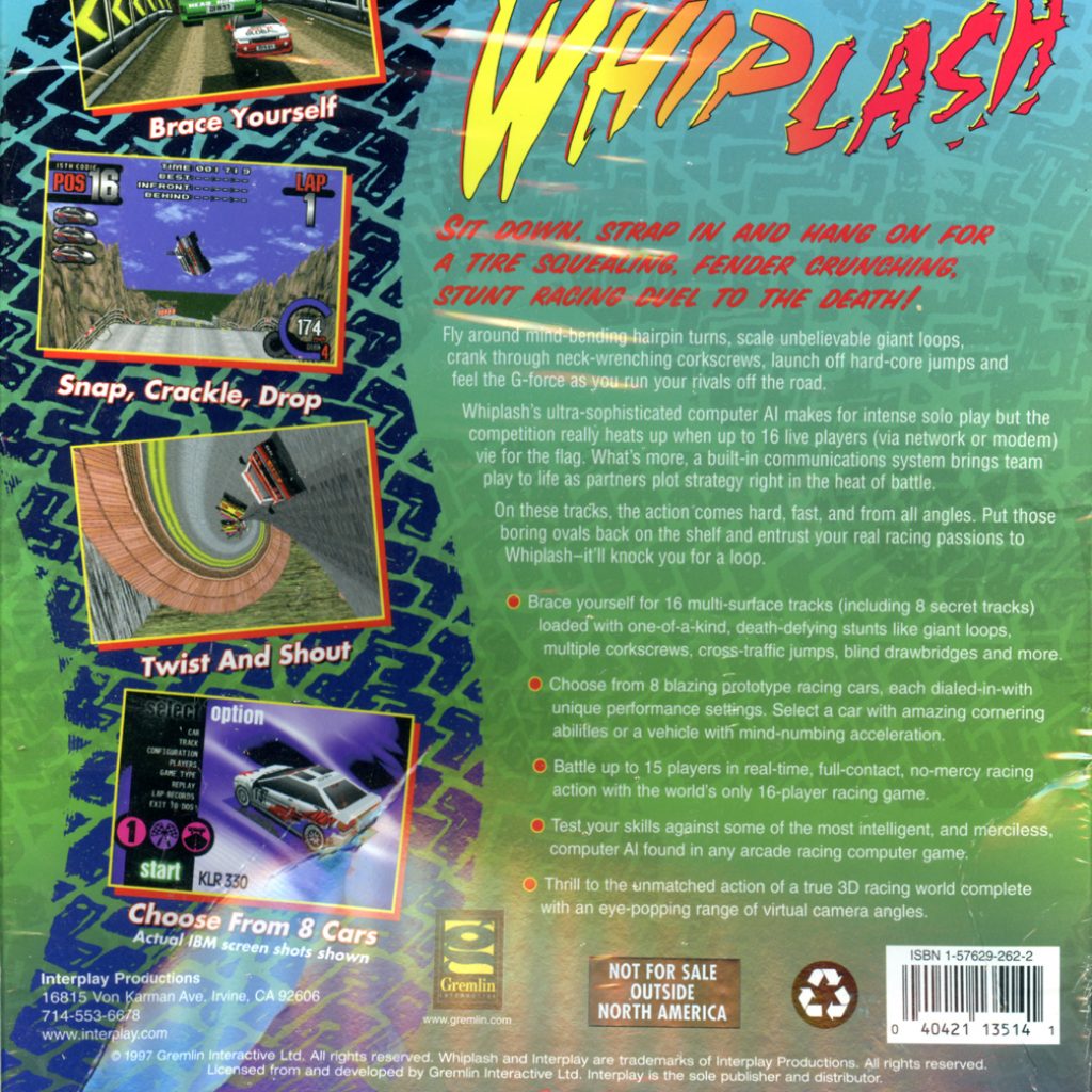 Whiplash (Fatal Racing) – The Gremlin Graphics Archive