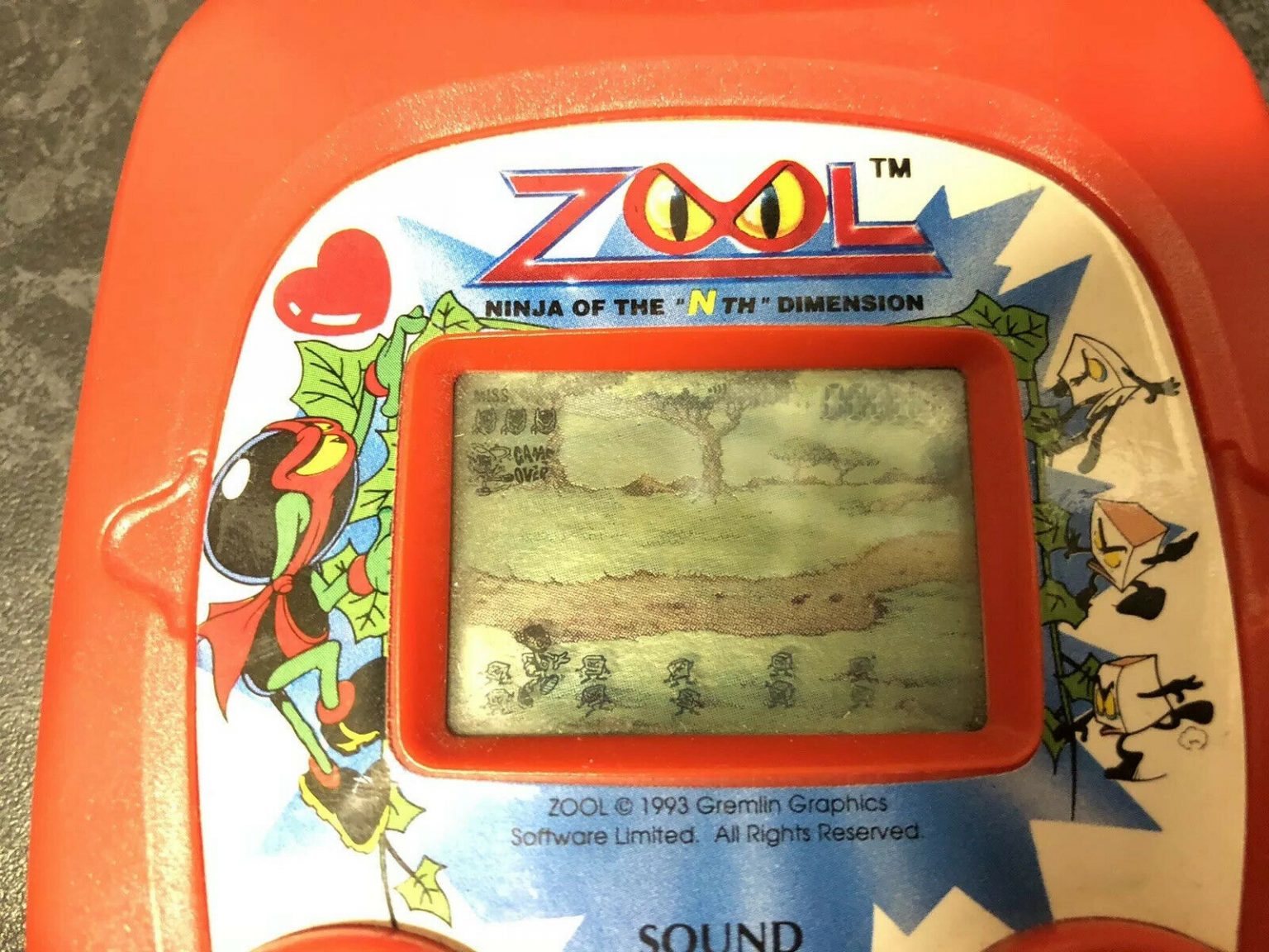 Zool LCD Electronic Game (SystemA) – The Gremlin Graphics Archive